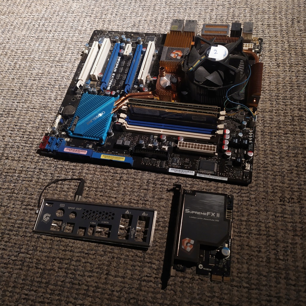 Płyta główna Asus Maximus Extreme N13219 + Intel Q6600 DDR3 LGA775 ...