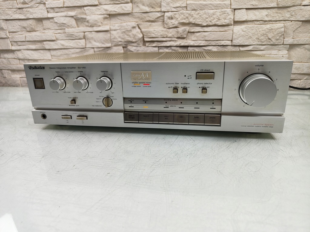 Technics SU-V60 Wysokiej klasy wzmacniacz stereo - 13026235488 ...