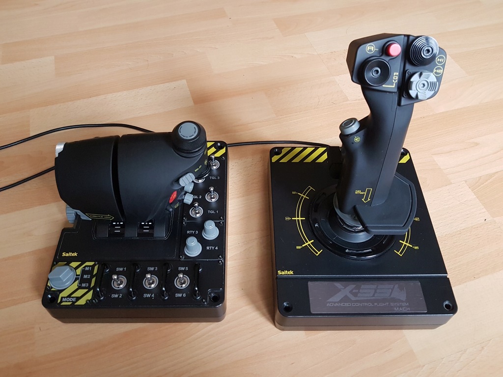 JOYSTICK PRZEPUSTNICA LOGITECH G SAITEK X55 RHINO - 7819774121 ...