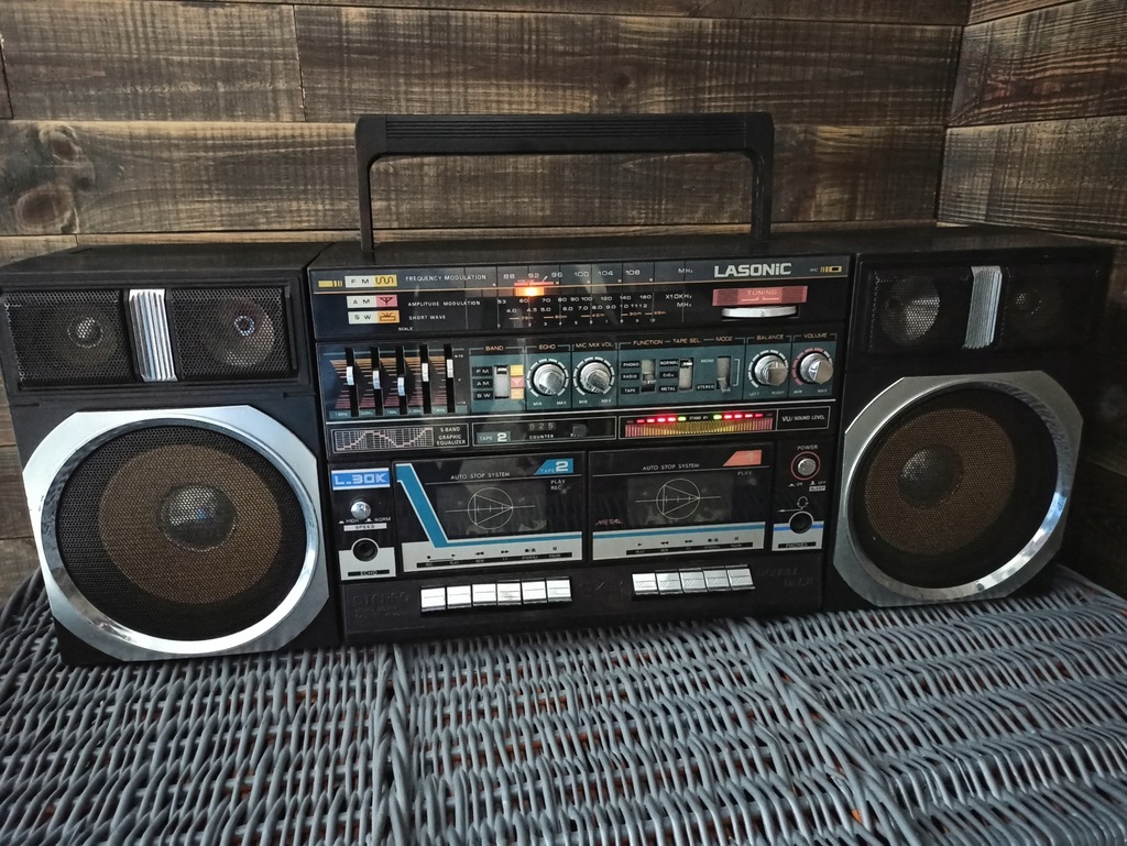 323. KULTOWY BOOMBOX LASONIC L-30K - 13148497694 - oficjalne archiwum ...