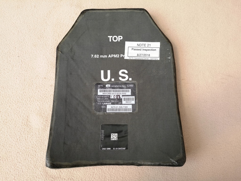PŁYTA CERAMICZNA ESAPI BALISTYCZNA US ARMY USMC - 11033709265 ...