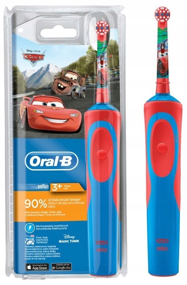 Szczoteczka elektryczna dla dzieci Oral-B + Pasta - 14403936364 - oficjalne archiwum Allegro