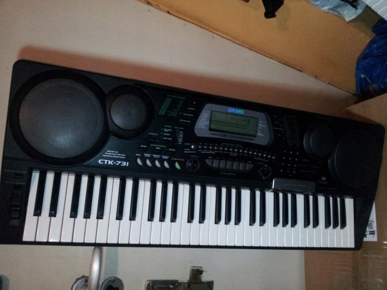 keyboard CASIO CTK-731 Touch response Pitch MIDI 232 tonów Stacja ...