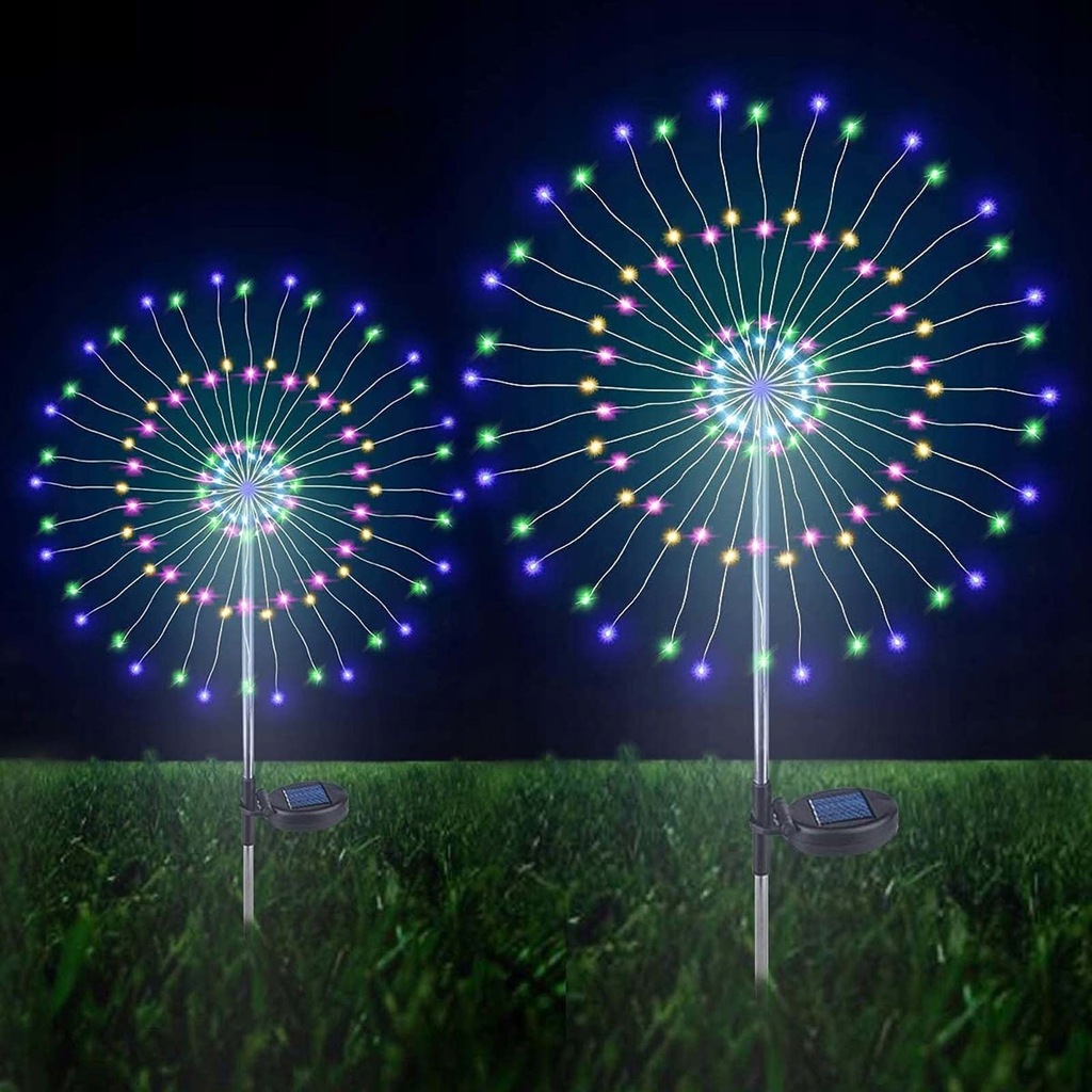 2X LAMPA SOLARNA OGRODOWA Dmuchawiec 90led - 10898036499 - oficjalne archiwum Allegro