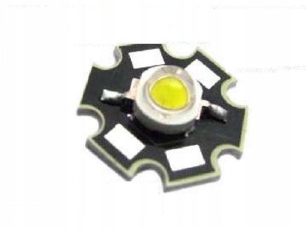 Dioda 3W WHITE FULL SPECTRUM Epistar + PCB - 7593503840 - oficjalne archiwum Allegro