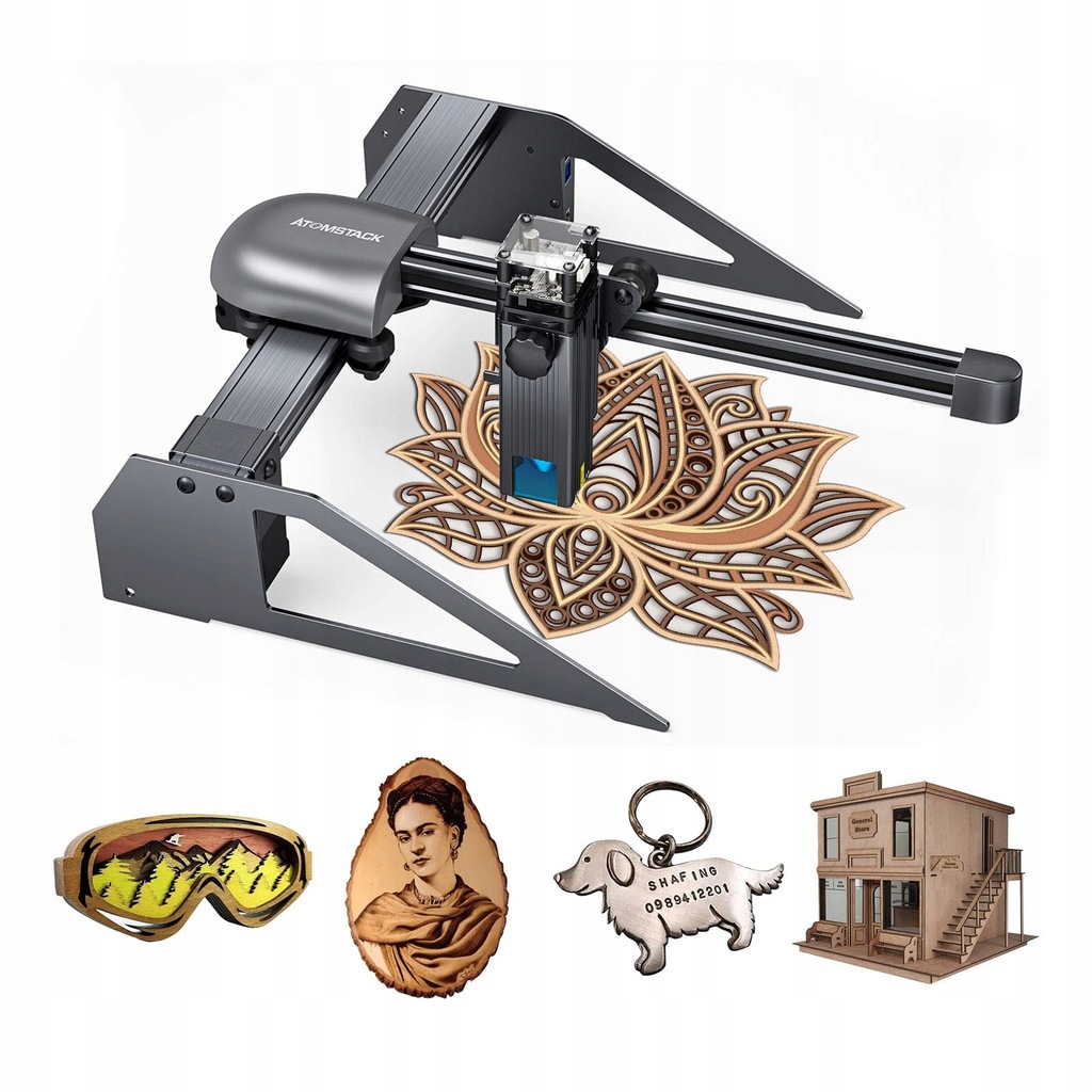 Grawer laserowy ATOMSTACK P7 M40 laser cutter 40W - 12559776320 ...