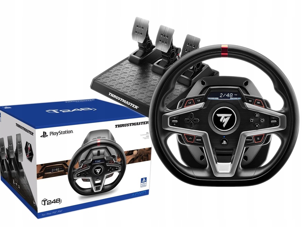 NOWA Kierownica Thrustmaster T248 PC PS4 PS5 - 12562857339 - oficjalne archiwum Allegro