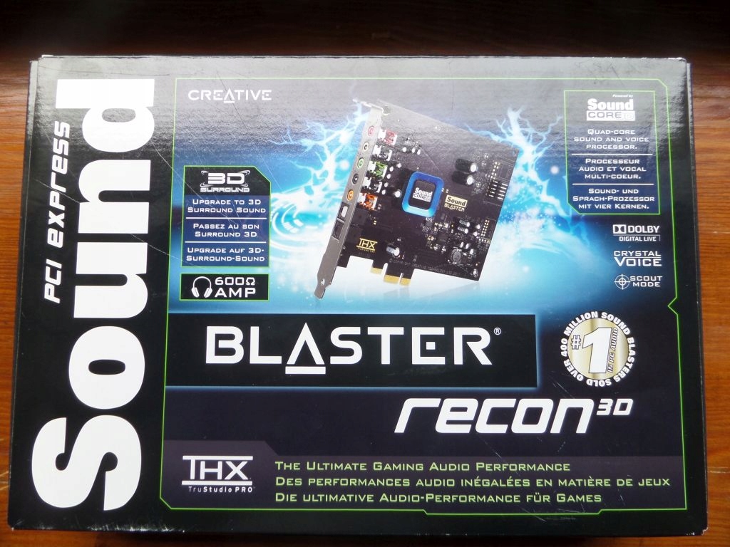 PCI-E Creative Sound Blaster Recon 3d SB1350 - 13469143795 - oficjalne ...