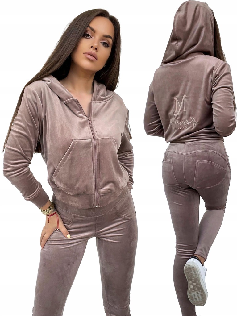 Bluza welurowa damska rozpinana capuccino NOWOŚĆ S - 12532107631 - oficjalne archiwum Allegro