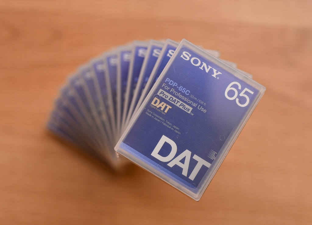 SONY PDP-65C - kaseta Sony Pro DAT Plus 65 - 12763444587 - oficjalne ...