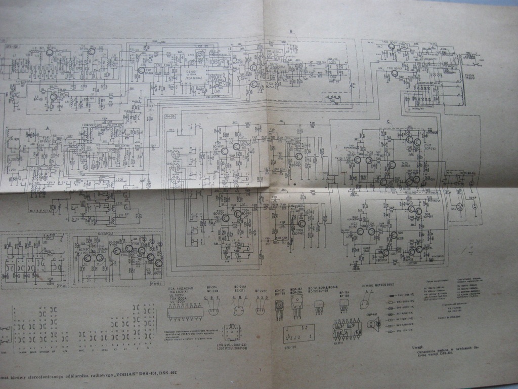 Radio ZODIAK DSS-401 DSS-402 Instrukcja schemat - 8408877664 - oficjalne archiwum Allegro