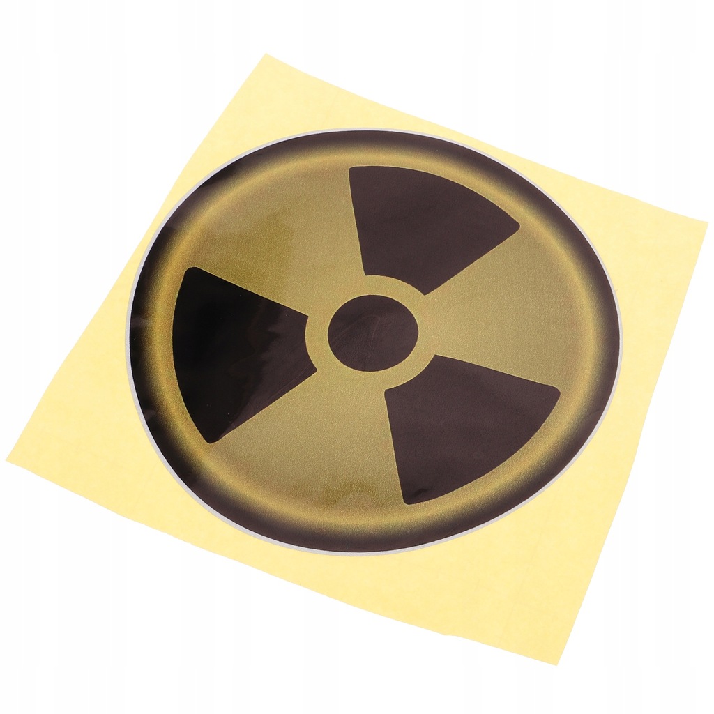 Nuclear Radiation Warning Sign Sticker Radiation - 14247990940 ...