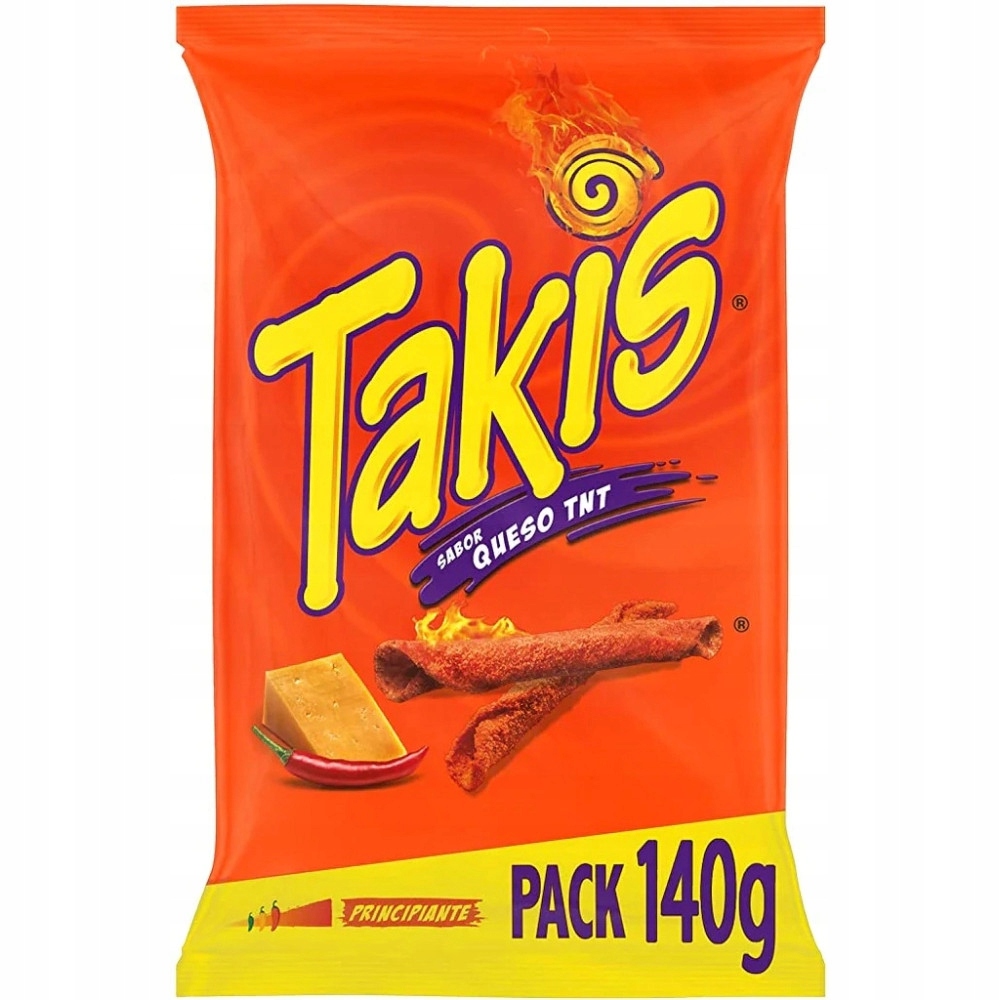 Chipsy kukurydziane TAKIS Queso TNT 140g - 16586651984 - oficjalne ...