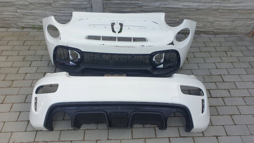 Zderzak Fiat 500 lift Abarth przod + tyl prest-103 - 12288136775 ...