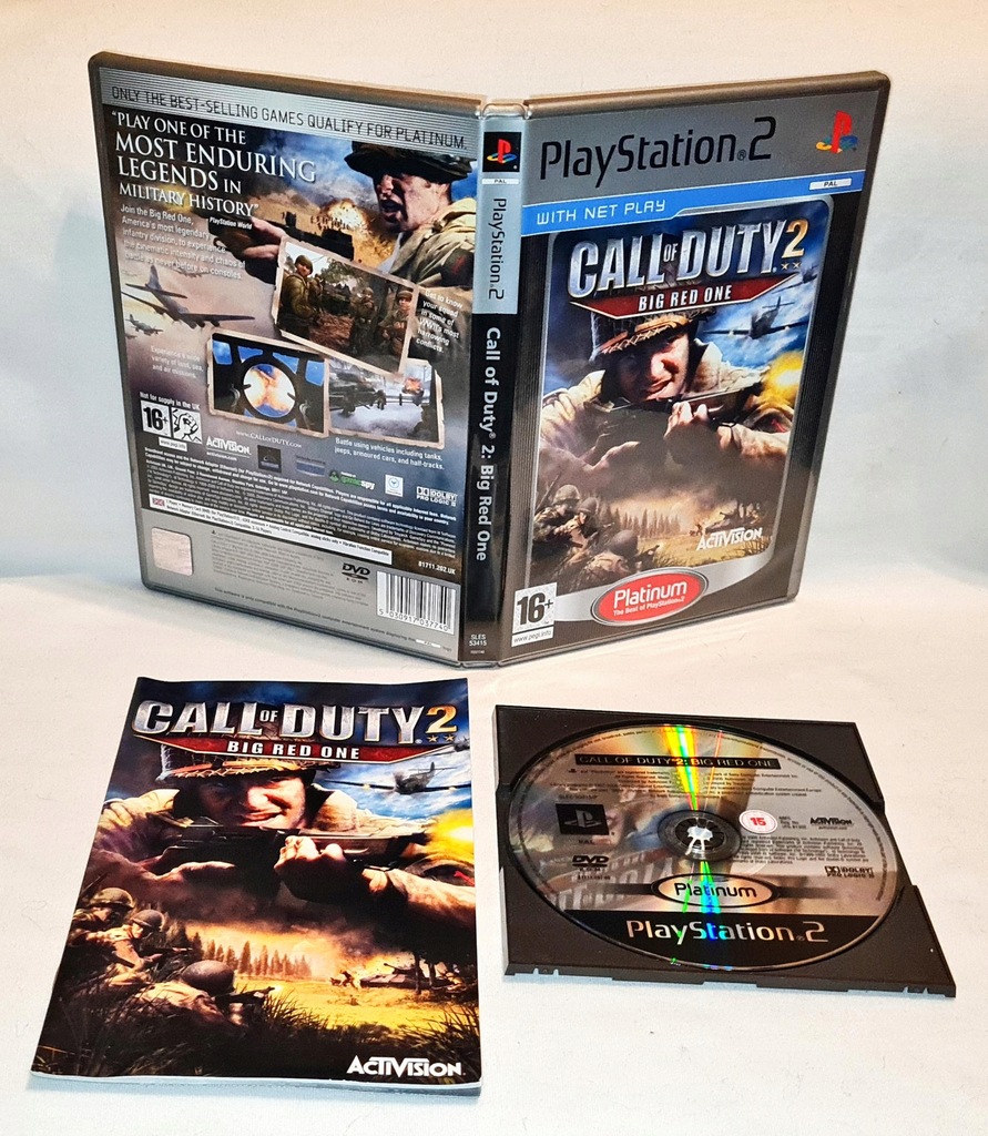CALL OF DUTY 2: BIG RED ONE PS2 3XA - 12794080528 - oficjalne archiwum ... CALL OF DUTY 2: BIG RED ONE PS2 3XA - 12794080528 - oficjalne archiwum ...