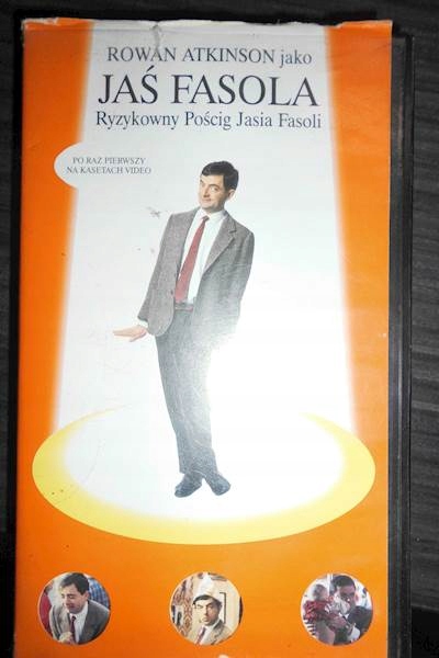Jaś Fasola Ryzykowny Pościg Jasia Fasoli - VHS - 11393484058 - oficjalne archiwum Allegro