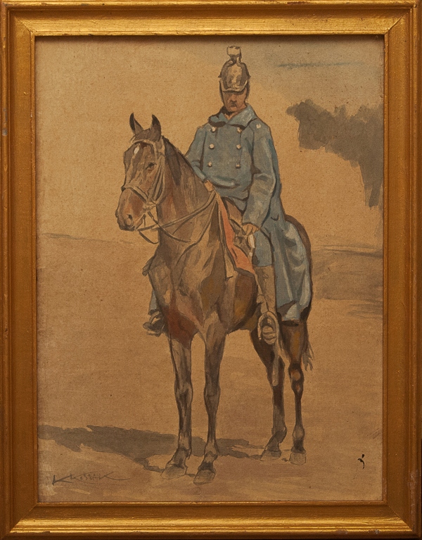 Karol KOSSAK - obraz, akwarela, szkic - 12937051014 - oficjalne ...