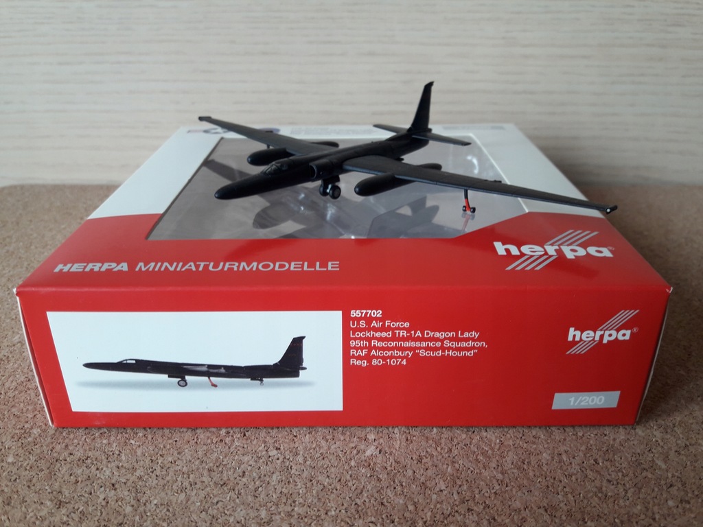Lockheed TR-1A Dragon Lady 1/200 HERPA - 11975823293 - oficjalne ...