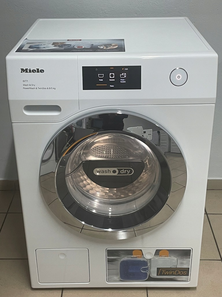 Pralko - Suszarka Miele WT1 PowerWash&TwinDos 8/5kg GW - 15243174768 - oficjalne archiwum Allegro