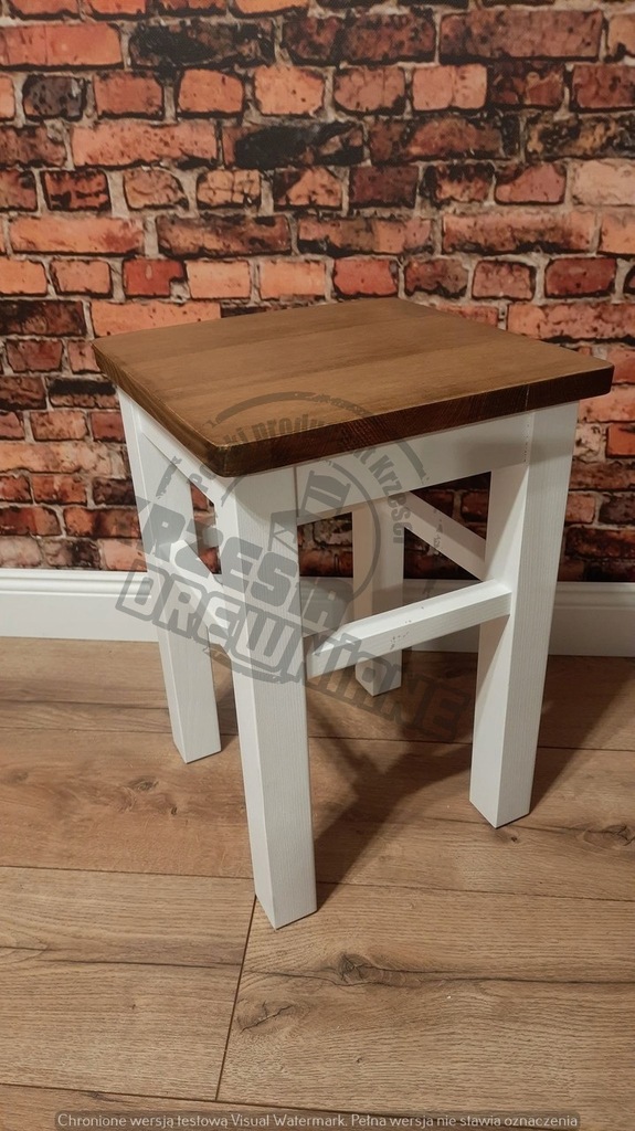 Taboret Kuchenny Taboret do Kuchni Biały KOLORY - 12599619514 ...