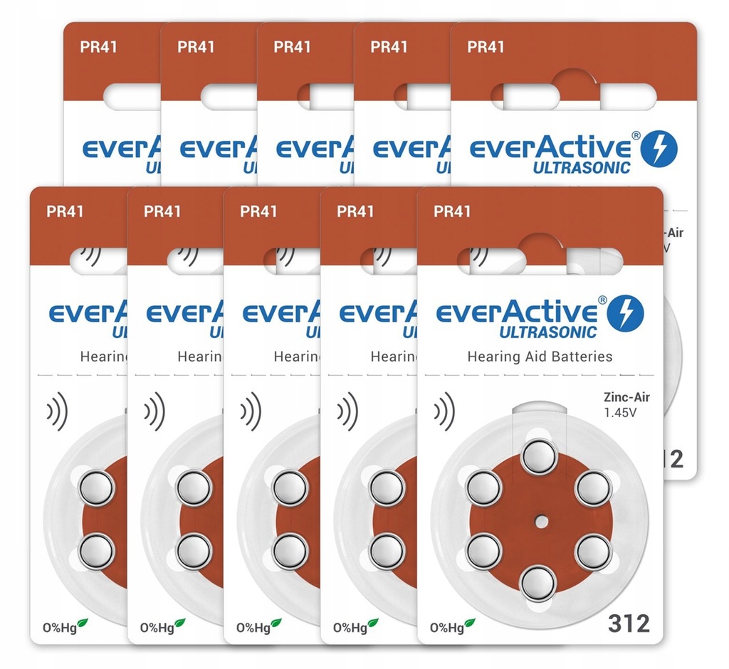 bat..312-everActive ultrasonic (s) - 60szt (opakow - 10636668395 - oficjalne archiwum Allegro