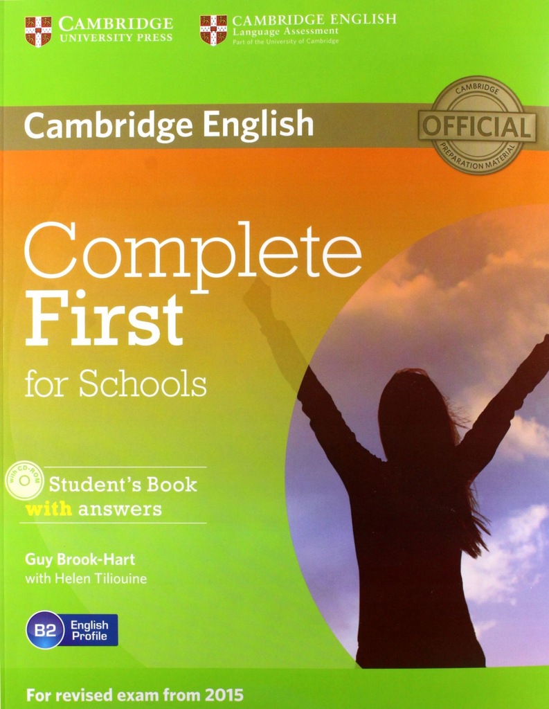 COMPLETE FIRST FOR SCHOOLS STUDENT'S BOOK WITH ANS - 12973442024 - oficjalne archiwum Allegro