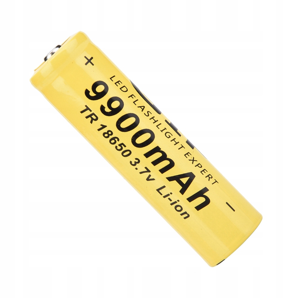 GIF 9900mAh 18650 Akumulator Żółta latarka - 13434193874 - oficjalne ...