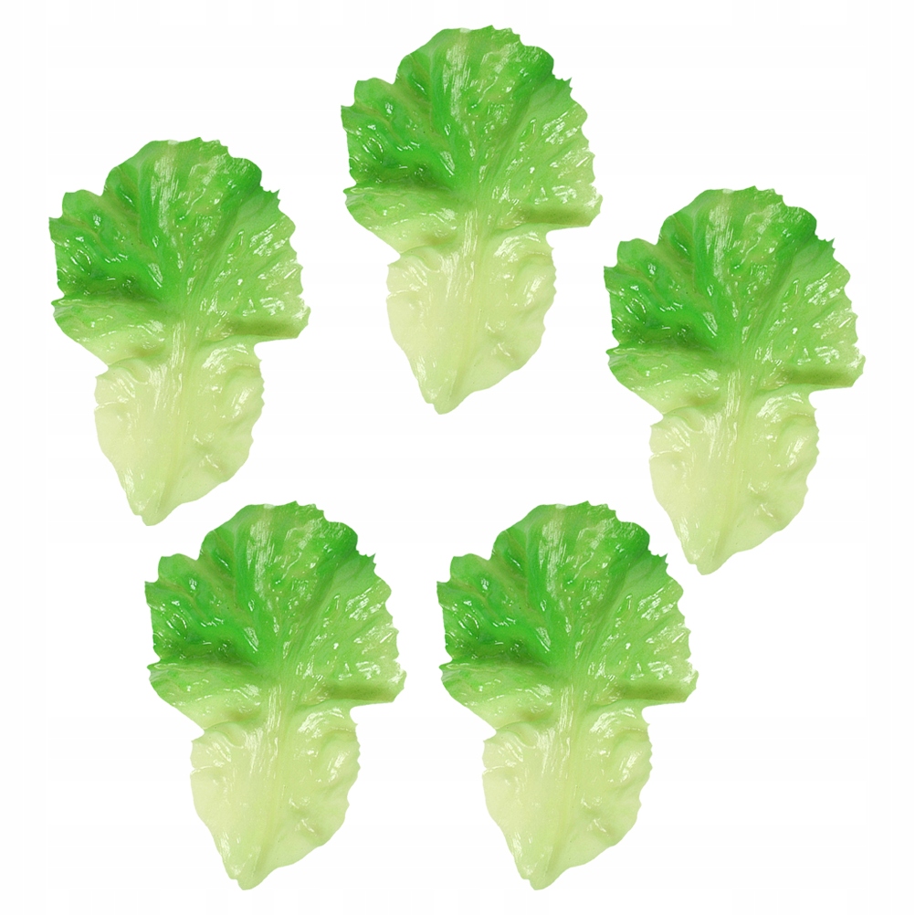ARTIFICIAL LETTUCE DECOR FAUX LEAVES REALISTIC - 14870526848 ...