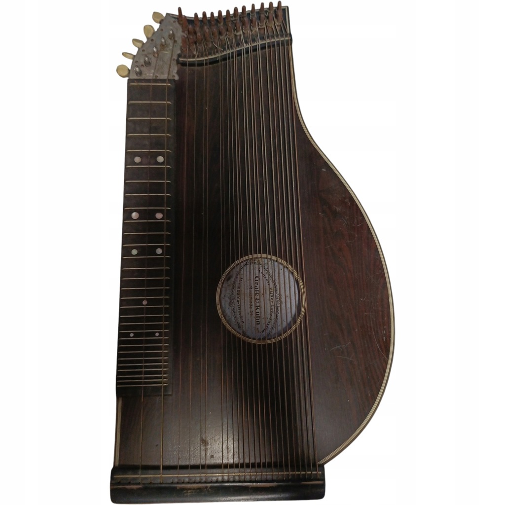 Cytra Grafe & Kühn Dresden - Antyczny Instrument Strunowy. Aukcja BCM ...