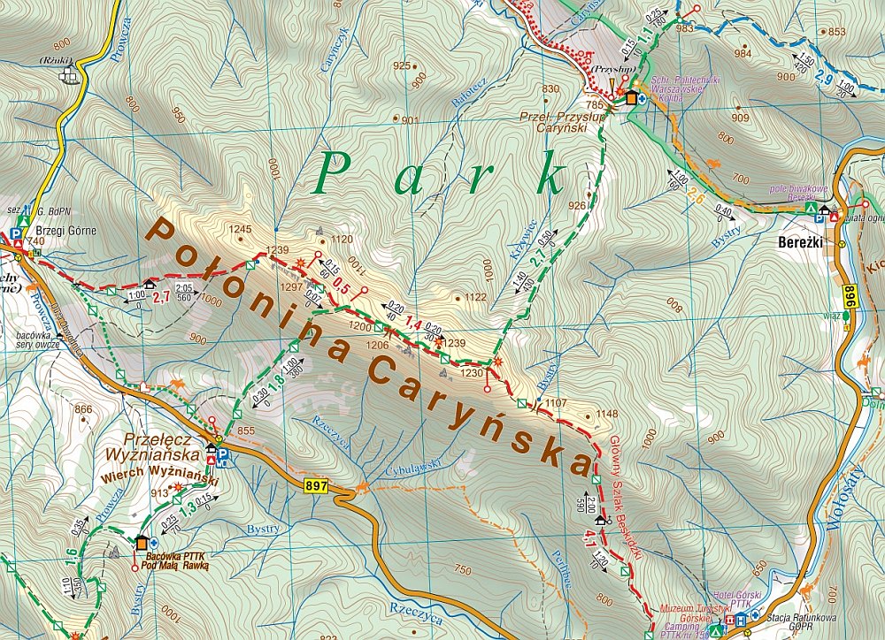 Bieszczady Wetlina Cisna mapa Compass 2018 - 6827350692 - oficjalne ...