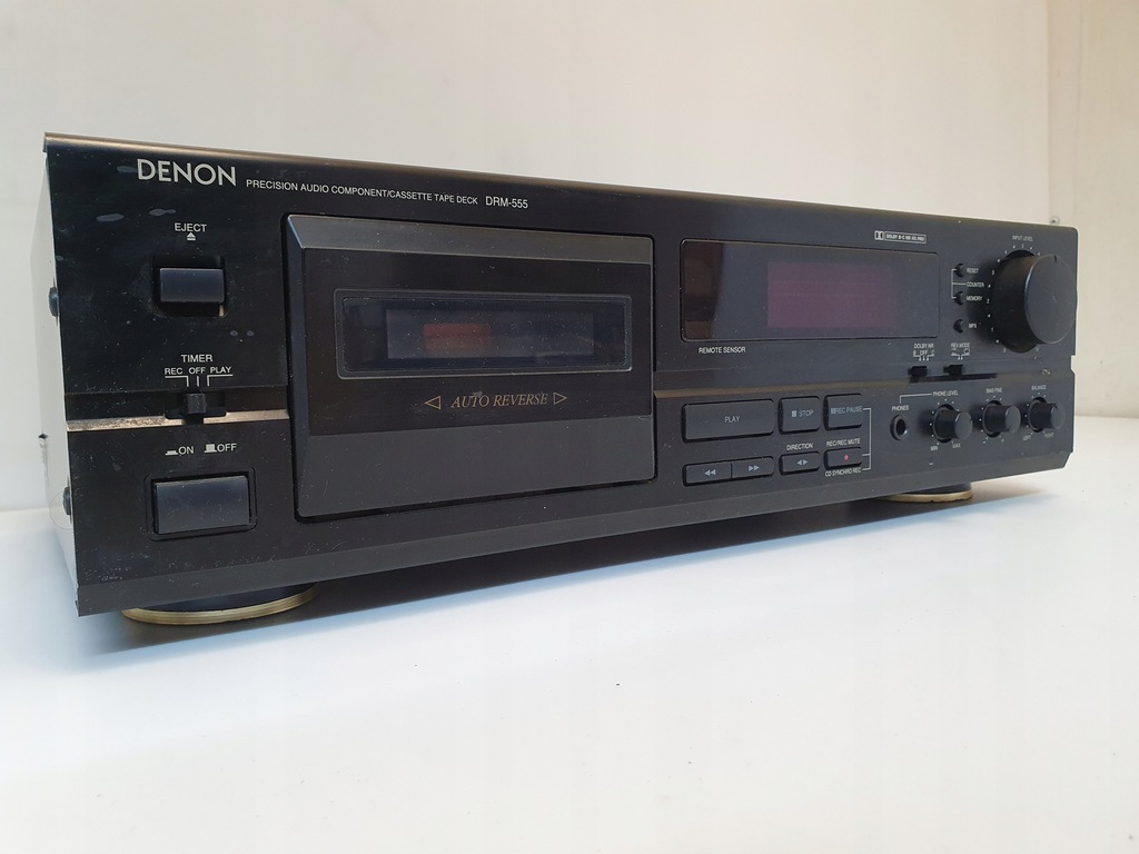 Magnetofon kasetowy DENON DRM-555 Czarny (A) - 14415100346 - oficjalne ...