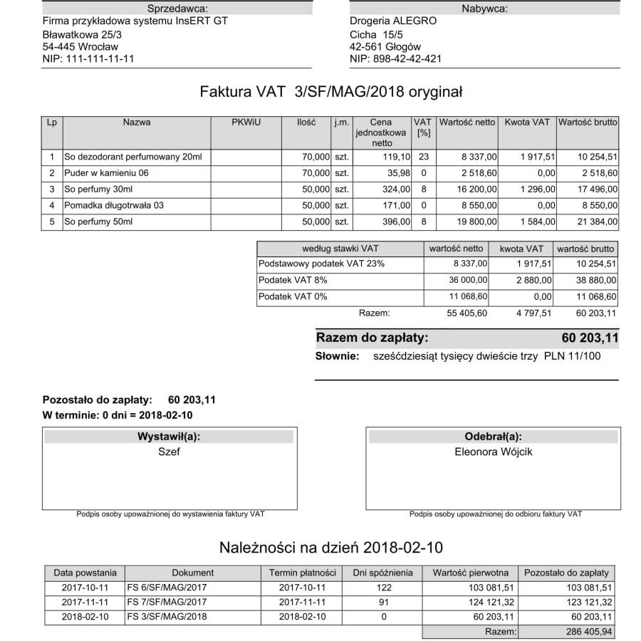 Subiekt GT wzorzec faktura nierozliczone należnośc - 7290595852 ... Subiekt GT wzorzec faktura nierozliczone należnośc - 7290595852 ...