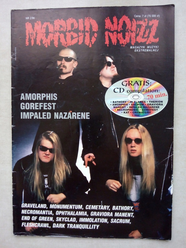 Morbid Noizz 2/1996 Amorphis Impaled Nazarene - 12804872685 - oficjalne ...