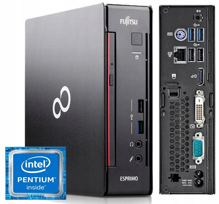 Mini PC Fujitsu Q556 Pentium G4560 8GB 256GB SSD DVD Win 10 Pro/Win 11 Pro - 13629055104 ...