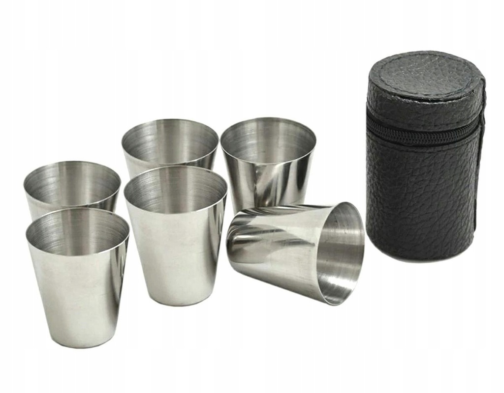 KIELISZKI TURYSTYCZNE PODRÓŻNE BIWAK ZESTAW + ETUI - 12673328664 - oficjalne archiwum Allegro