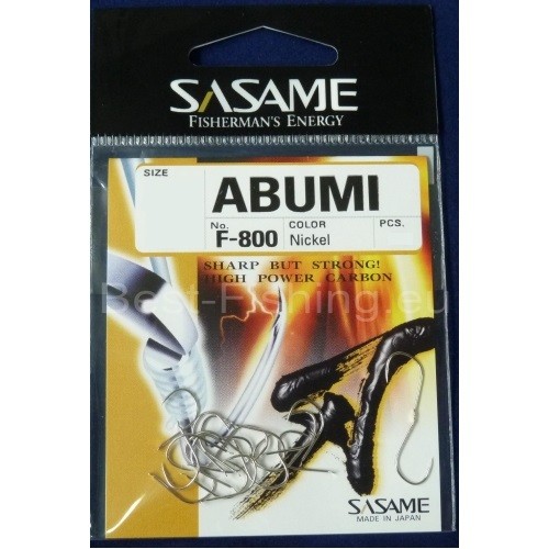 SASAME HACZYKI F-804 ABUMI BLACK NIKIEL ROZM/2 OPA - 12709662903 - oficjalne archiwum Allegro