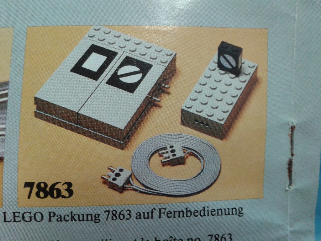 LEGO 7863 12V Zdalne sterowanie zwrotnicy 1983 - 7884411172 - oficjalne ...