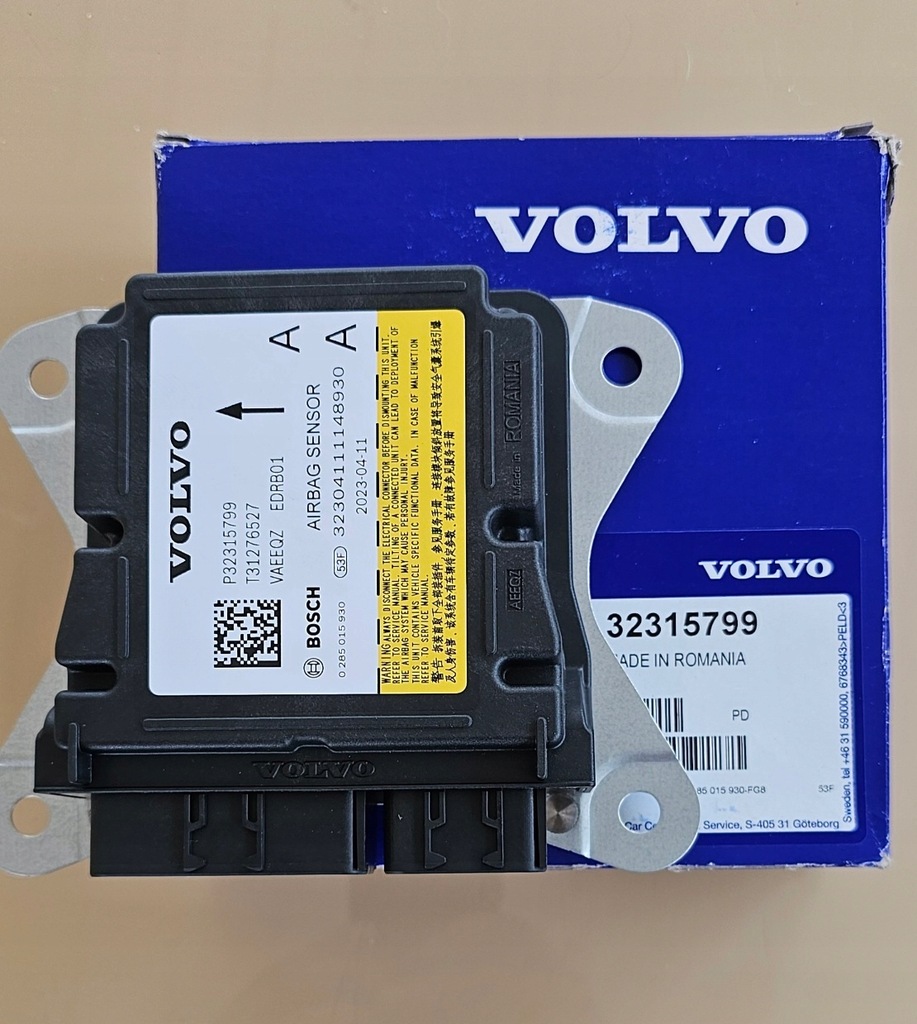 MODUŁ SENSOR STEROWNIK PODUSZEK AIRBAG 32315799 VOLVO XC40 SRS - 16109821684 - oficjalne ...
