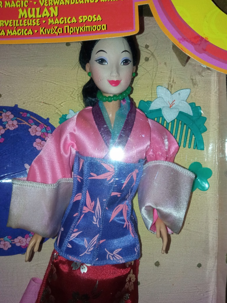 Vintage Lalka Barbie Mulan 1997 Disney Mattel - 12478446992 - oficjalne ...