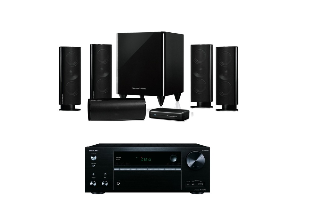 ONKYO TX-NR 676 + HARMAN HKTS 65 KIELCE - 7321553724 - oficjalne ...