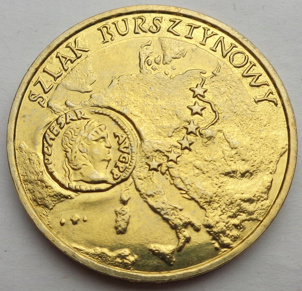 2001 - 2 ZŁOTE GN - SZLAK BURSZTYNOWY - 13137751139 - oficjalne archiwum Allegro