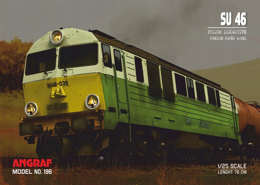 Lokomotywa SU46, Angraf Model, 1/25 - 11263221951 - oficjalne archiwum ...