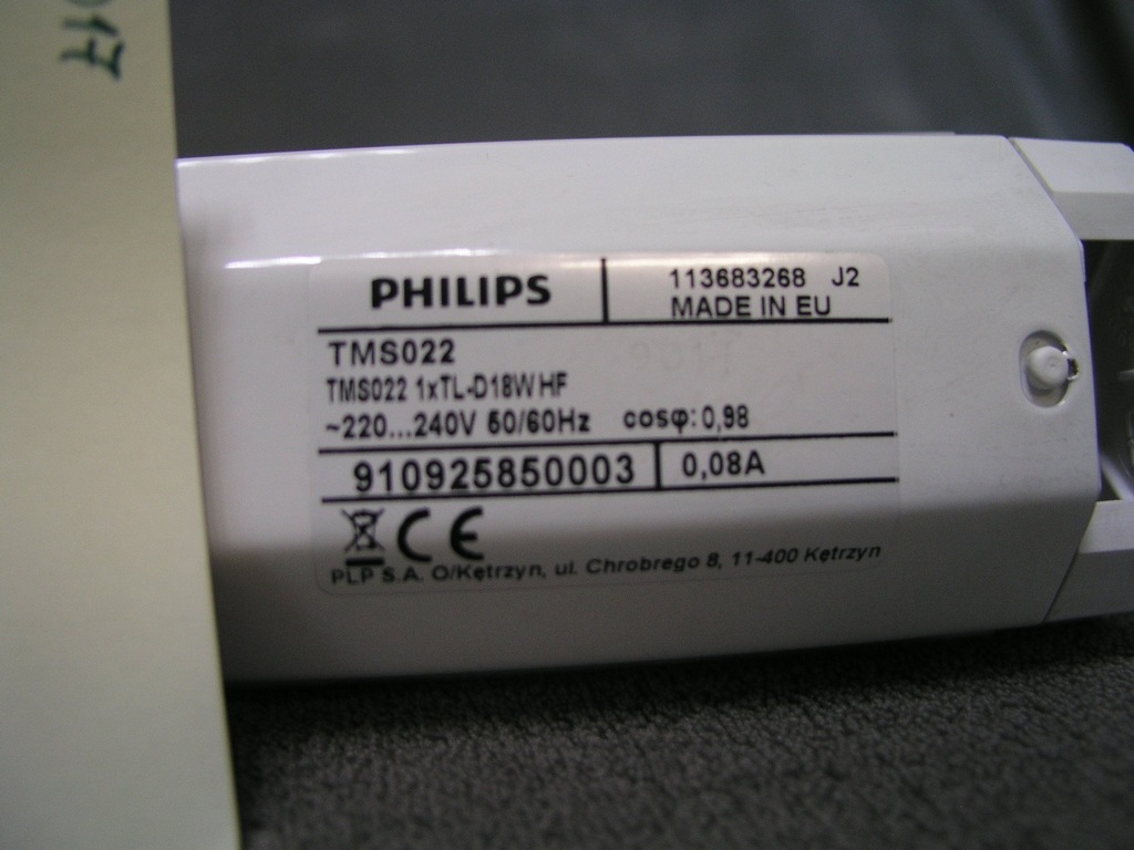 Philips belka montażowa TMS022 1xTL-D 18W HF - 7251551538 - oficjalne ...