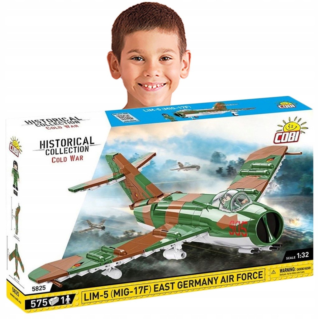 COBI Klocki ZABAWKI Wojsko Myśliwiec Lim-5 MiG-17F - 13421100007 ...
