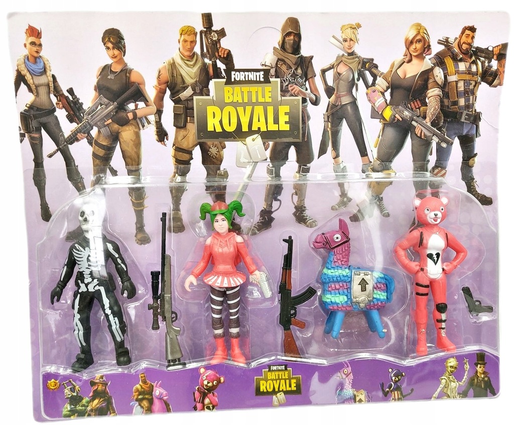 FORTNITE BATTLE ROYALE FIGURKI ZESTAW 4SZT - 12269801135 - oficjalne ...