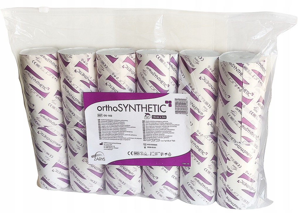 Podkład podgipsowy syntetyczny pod gips wata 10x3 - 10918877648 ...