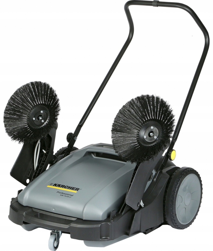 RĘCZNA ZAMIATARKA KARCHER KM 70/20C 2SB 2 SZCZOTKI - 7881699370 - oficjalne archiwum Allegro
