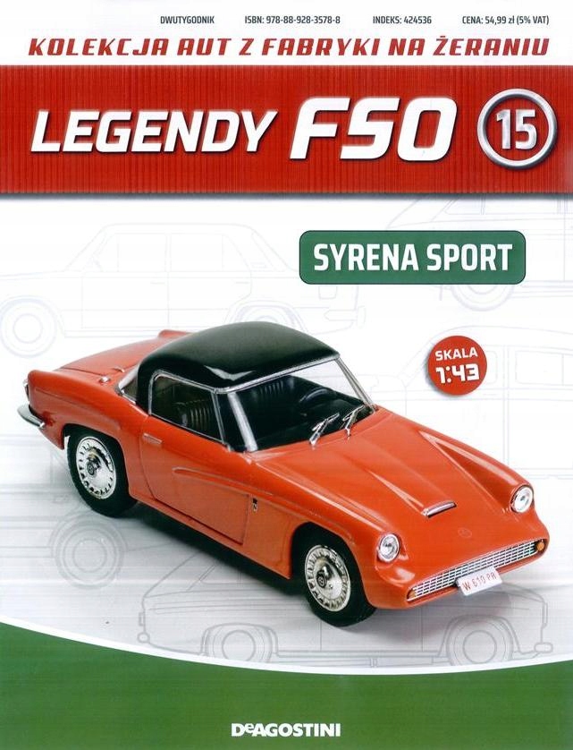 LEGENDY FSO nr 15 - SYRENA SPORT - 12458084341 - oficjalne archiwum Allegro
