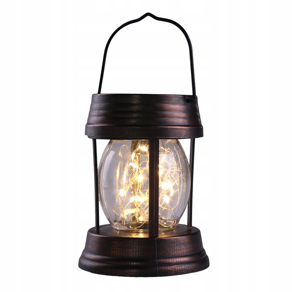 Solar Lantern Outdoor LED Desk Lamp Retro Decor - 14491667380 ...