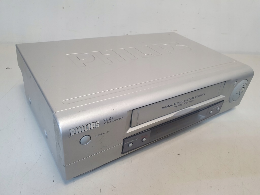 Magnetowid / nagrywarka VHS PHILIPS VR130 BCM - 10996557352 - oficjalne archiwum Allegro